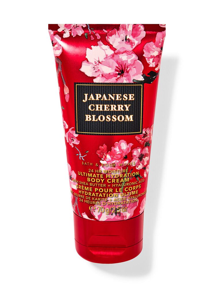Buy Japanese Cherry Blossom Travel Size Ultimate Hydration Body Cream Online | Bath & Body Works ...