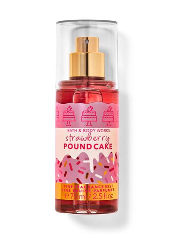 Buy Strawberry Pound Cake Travel Size Fine Fragrance Mist Online | Bath ...