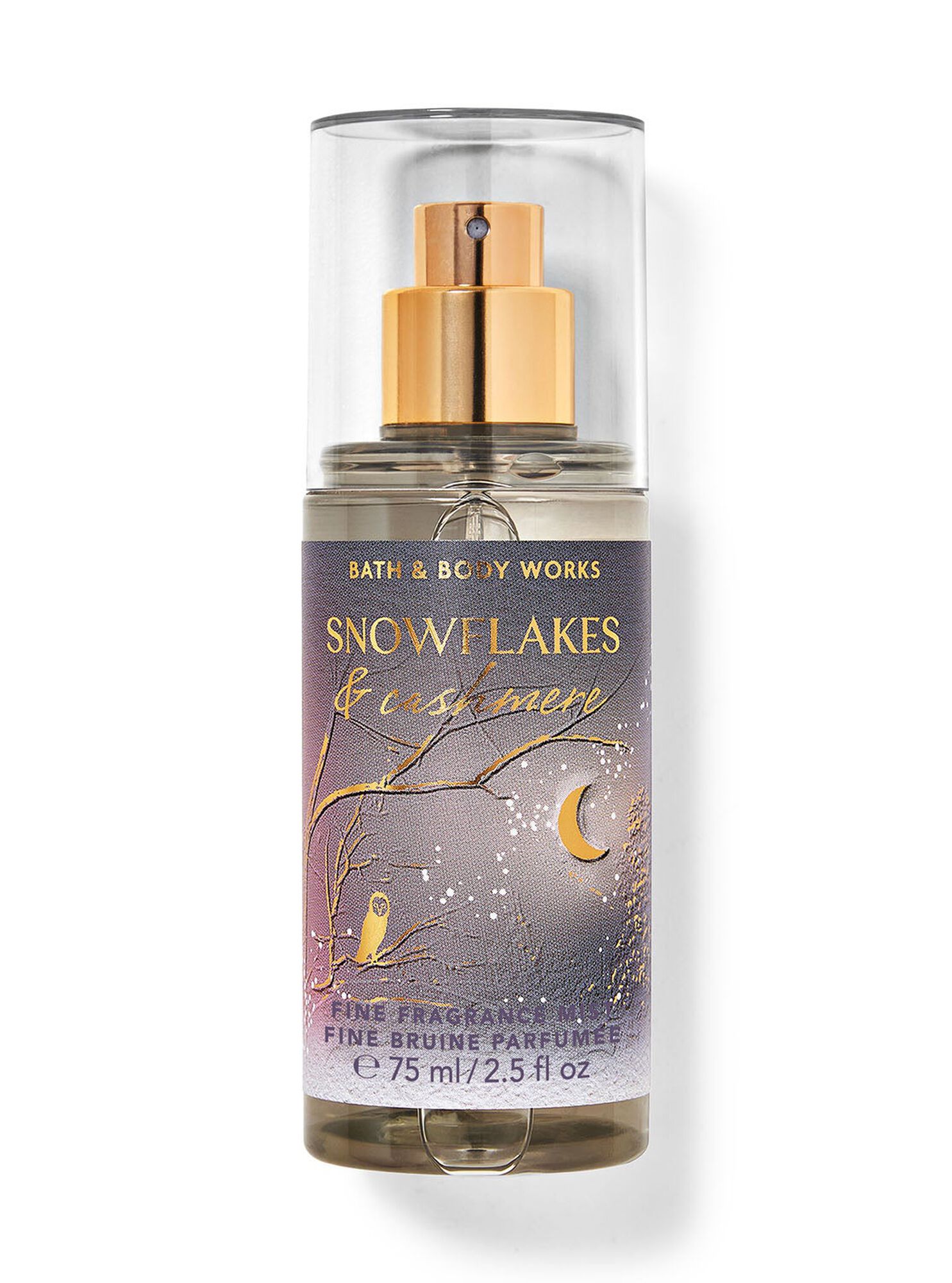 Shop Snowflakes & Cashmere Travel Size Fine Fragrance Mist | AU Bath ...