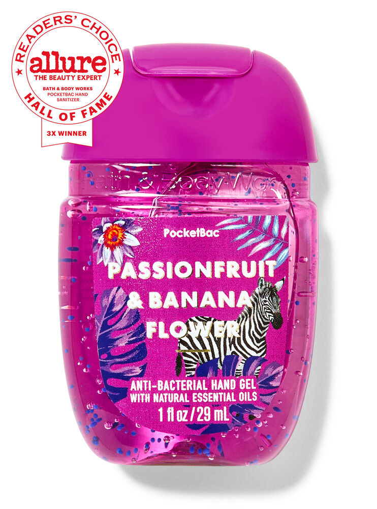 Buy Passionfruit & Banana Flower PocketBac Hand Sanitizer Online | Bath ...
