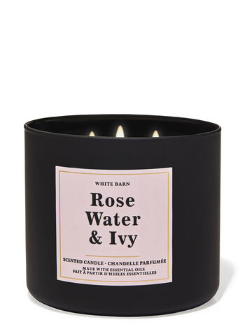 Buy Rose Water & Ivy 3-Wick Candle Online | Bath & Body Works Australia