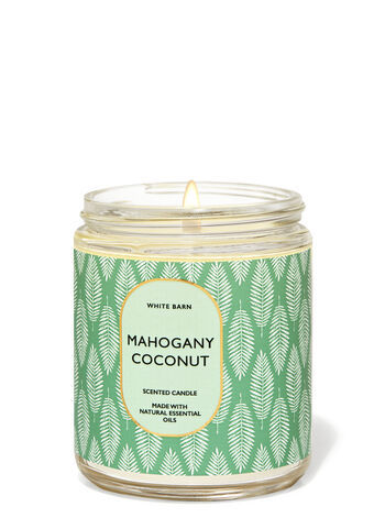 Buy Mahogany Coconut Single Wick Candle Online | Bath & Body Works ...