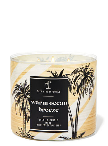 Buy Warm Ocean Breeze 3-Wick Candle Online | Bath & Body Works Australia