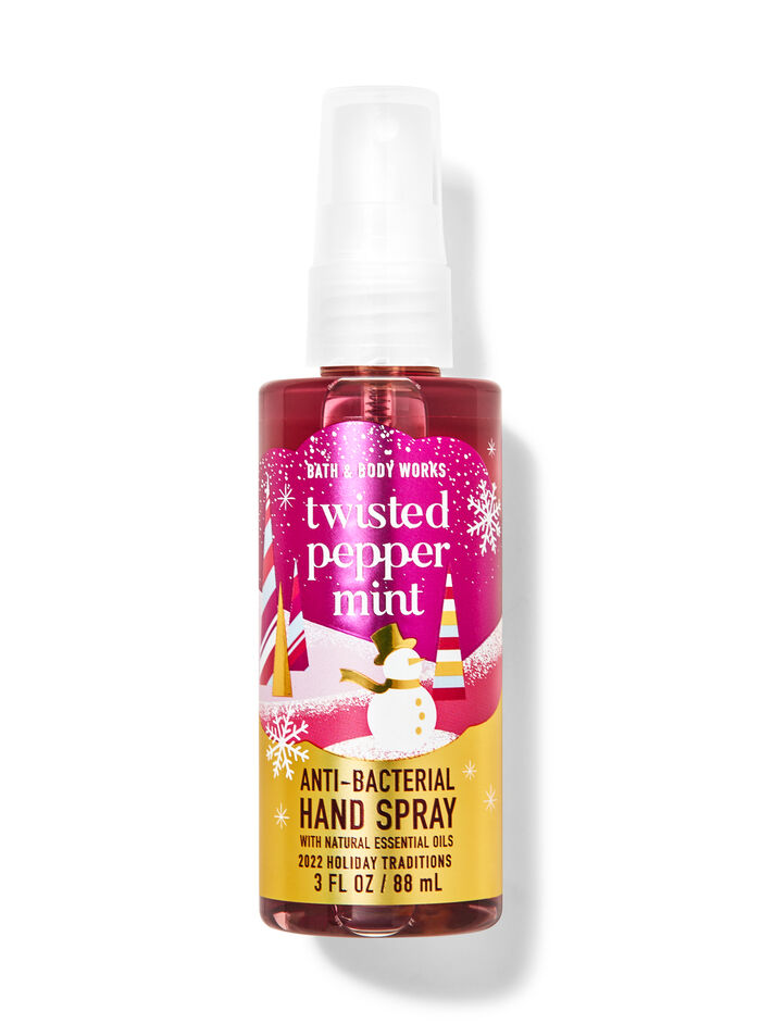 Buy Twisted Peppermint Hand Sanitizer Spray Online | Bath & Body Works ...
