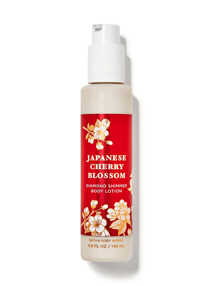 Buy Japanese Cherry Blossom Diamond Shimmer Body Lotion Online | Bath ...
