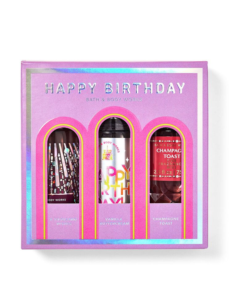 Buy Happy Birthday Fine Fragrance Mist Trio Mini Gift Box Set Online ...