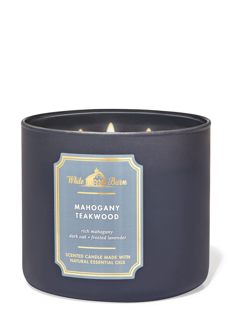 Buy Mahogany Teakwood 3-Wick Candle Online | Bath & Body Works Australia