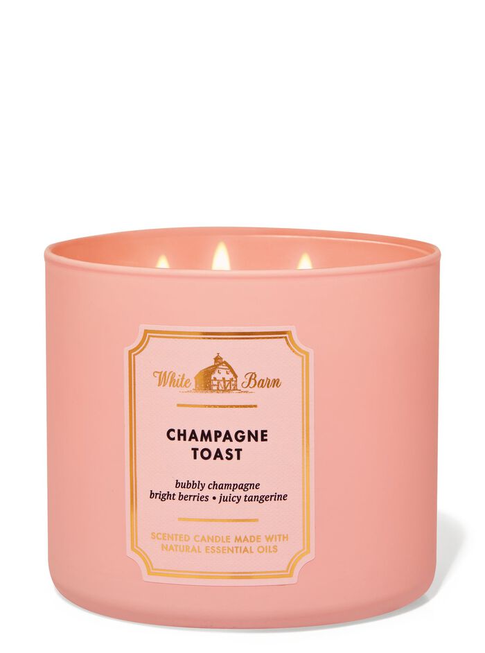 Shop Champagne Toast 3-Wick Candle | AU Bath & Body Works
