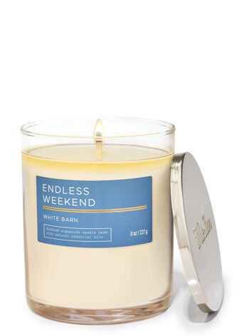 Buy Endless Weekend Signature Single Wick Candle Online | Bath & Body ...