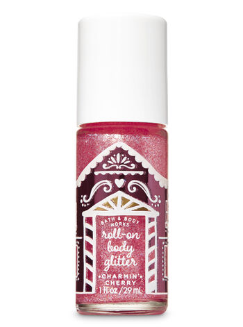 Shop Charmin' Cherry Roll-On Body Glitter | AU Bath & Body Works