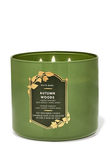 Buy Autumn Woods 3-Wick Candle Online | Bath & Body Works Australia