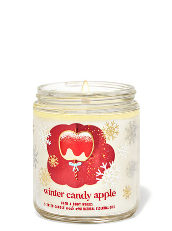Buy Winter Candy Apple Single Wick Candle Online | Bath & Body Works ...