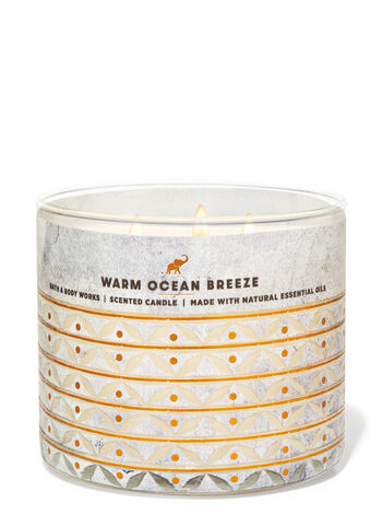 Buy Warm Ocean Breeze 3-Wick Candle Online | Bath & Body Works Australia