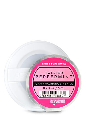 Buy Twisted Peppermint Car Fragrance Refill Online | Bath & Body Works ...