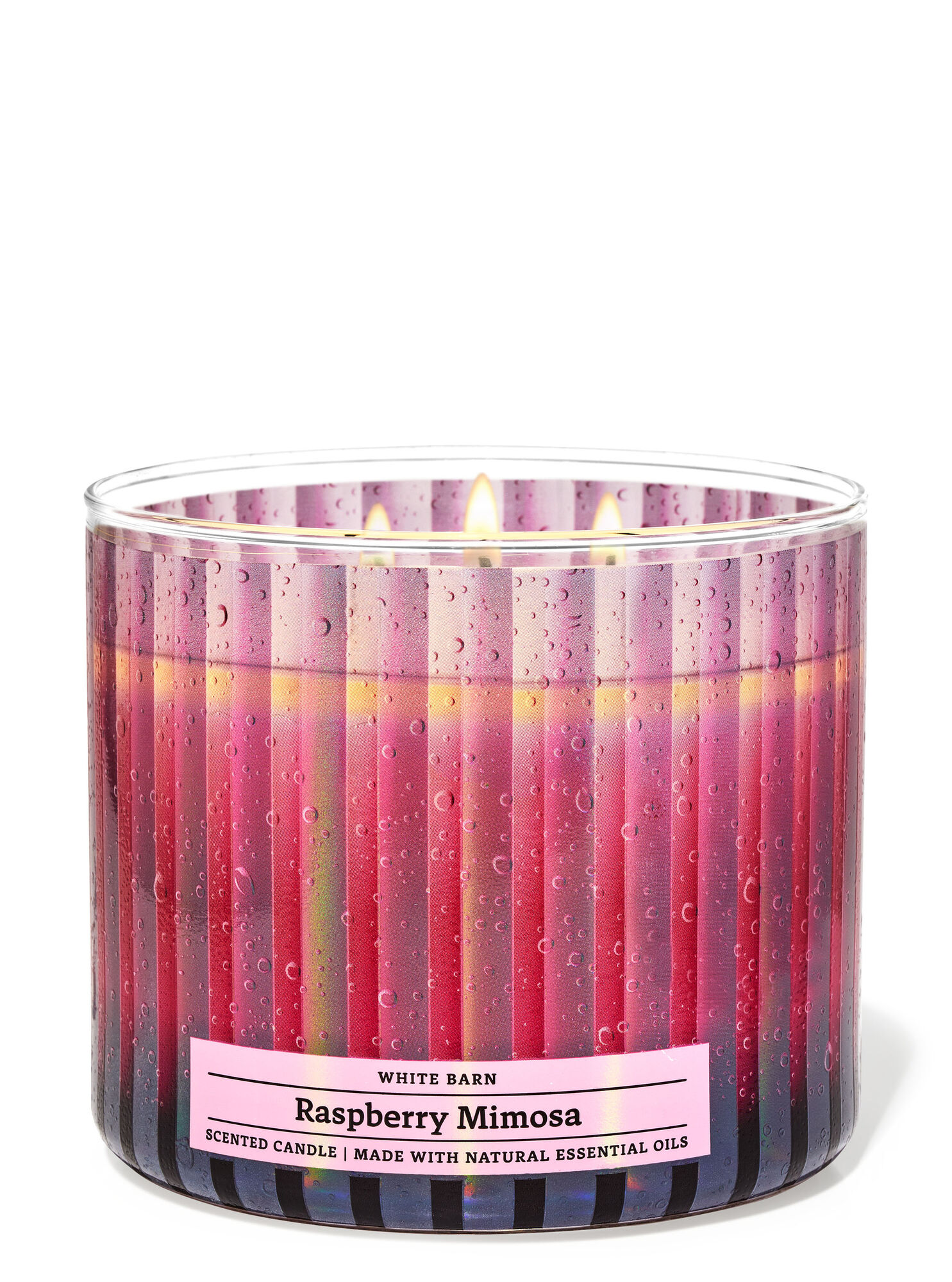 Buy Raspberry Mimosa 3-Wick Candle Online | Bath & Body Works Australia