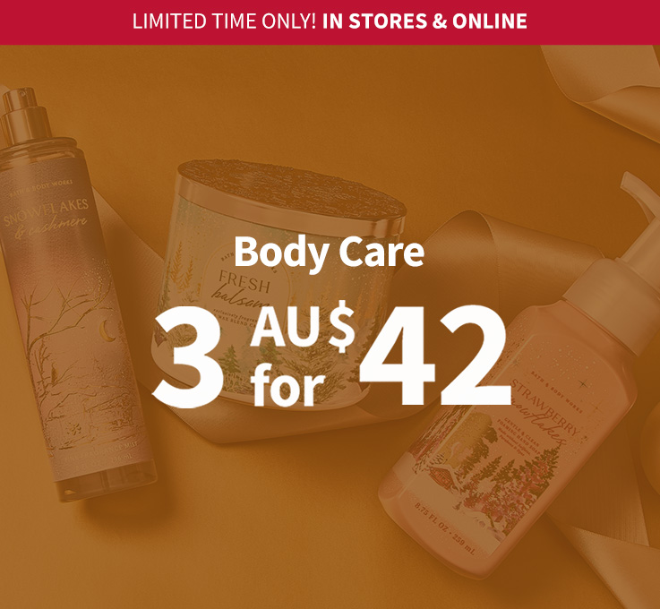 Best Deals on Body Care Products | AU Bath & Body Works